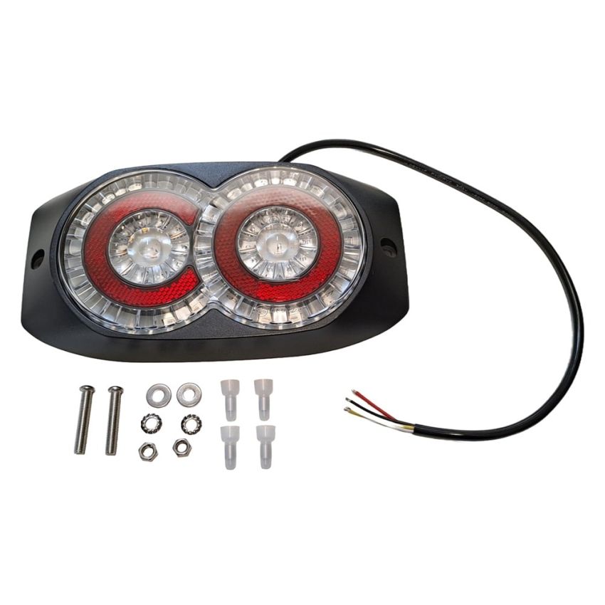 LED Trailer Light, Double-Oval Design, 4 Functions(Position, Indicator ...