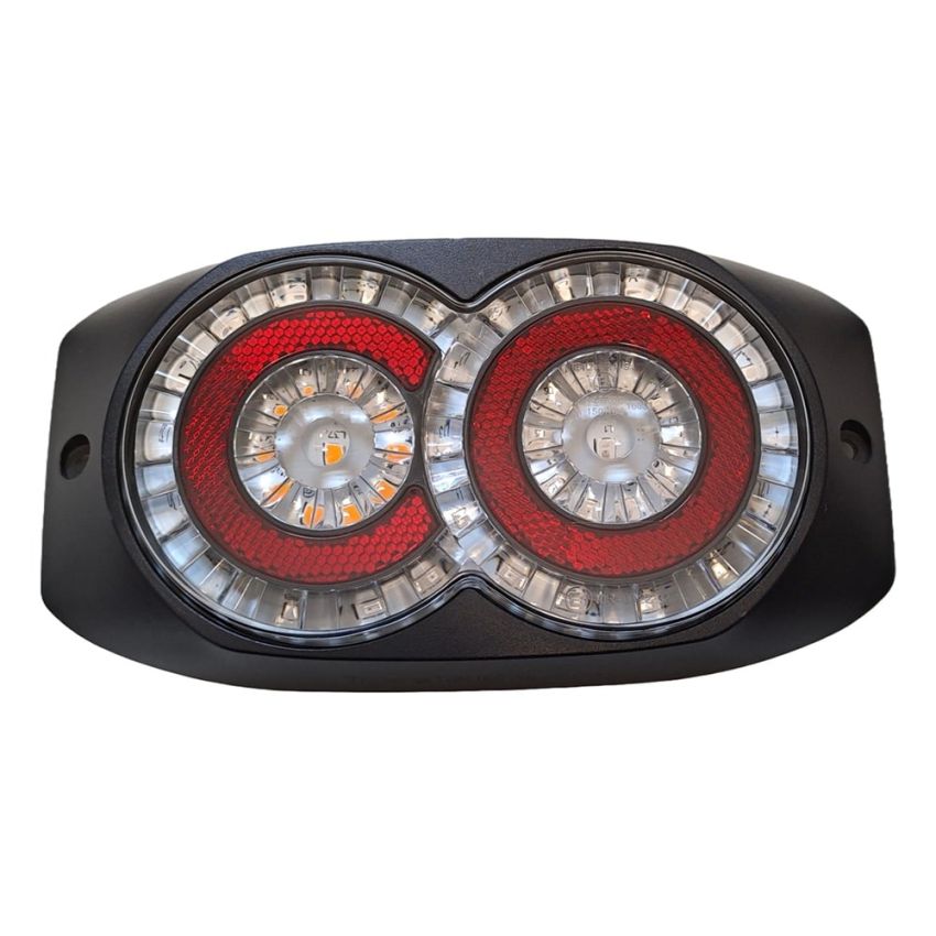 LED Trailer Light, Double-Oval Design, 4 Functions(Position, Indicator ...