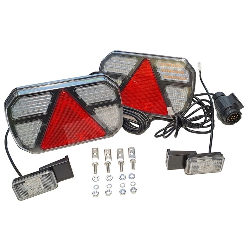 TrailerTek LED Trailer Light Kit With Wiring Harness